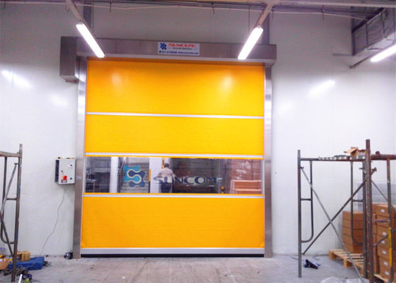 Custom Door Rolling Up PVC Commercial Overhead Door High Frequency