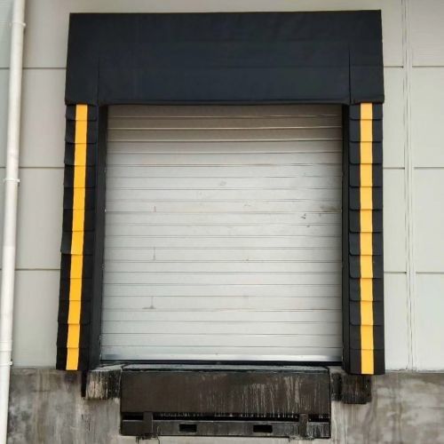 Durable Loading Dock Door Seals And Shelters For Industry With Warning ...