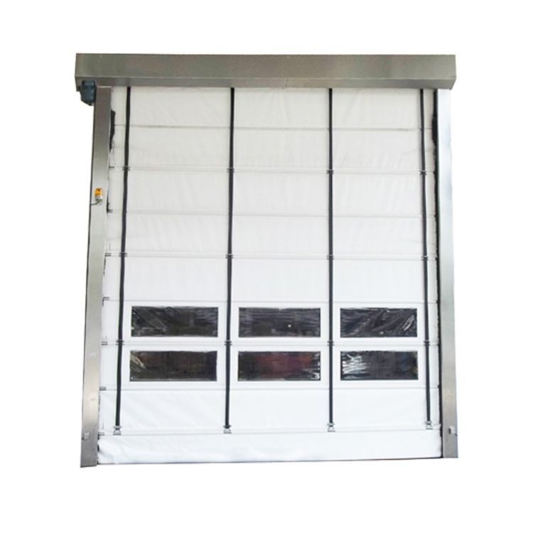 Exterior PVC Folding Door , High Speed Shutter Door for Warehouse